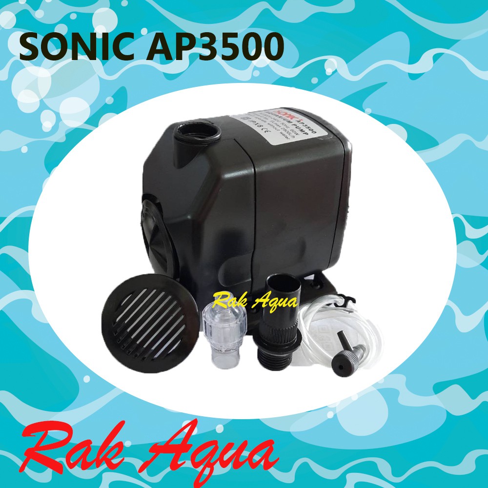 SONIC AP-3500 WATER PUMP 2800 L/Hr 60w ปั้มน้ำ | Shopee Thailand