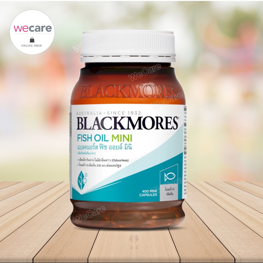 Blackmores Odourless Fish Oil Mini Caps 400 แคปซูล แบลคมอร์ส ฟิช ออยล์ ...