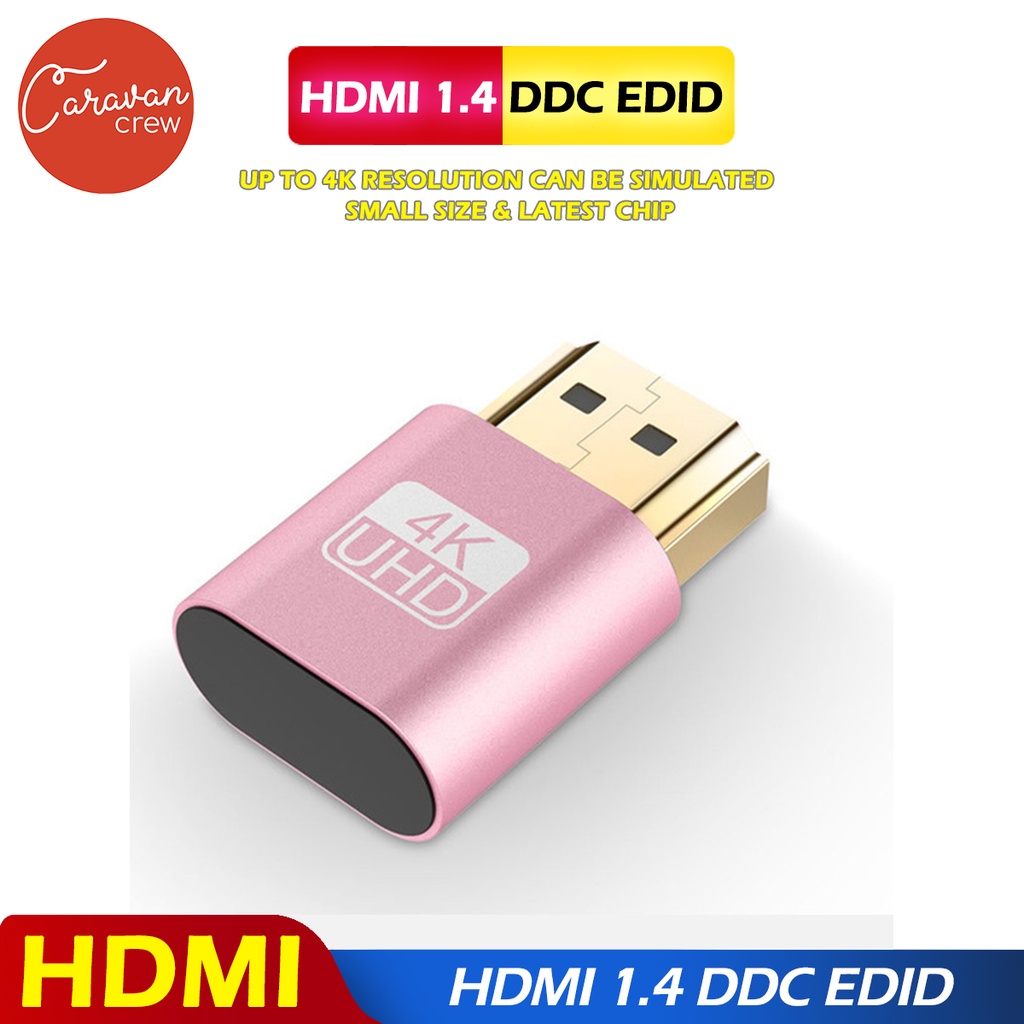 Caravan Crew OEM Virtual Display 4K DDC EDID Dummy Plug EDID Display ...