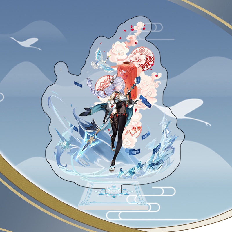 Genshin impact figure Kinich Navia Mualani ขาตั้งอะคริลิค ขาตั้ง Furina ...