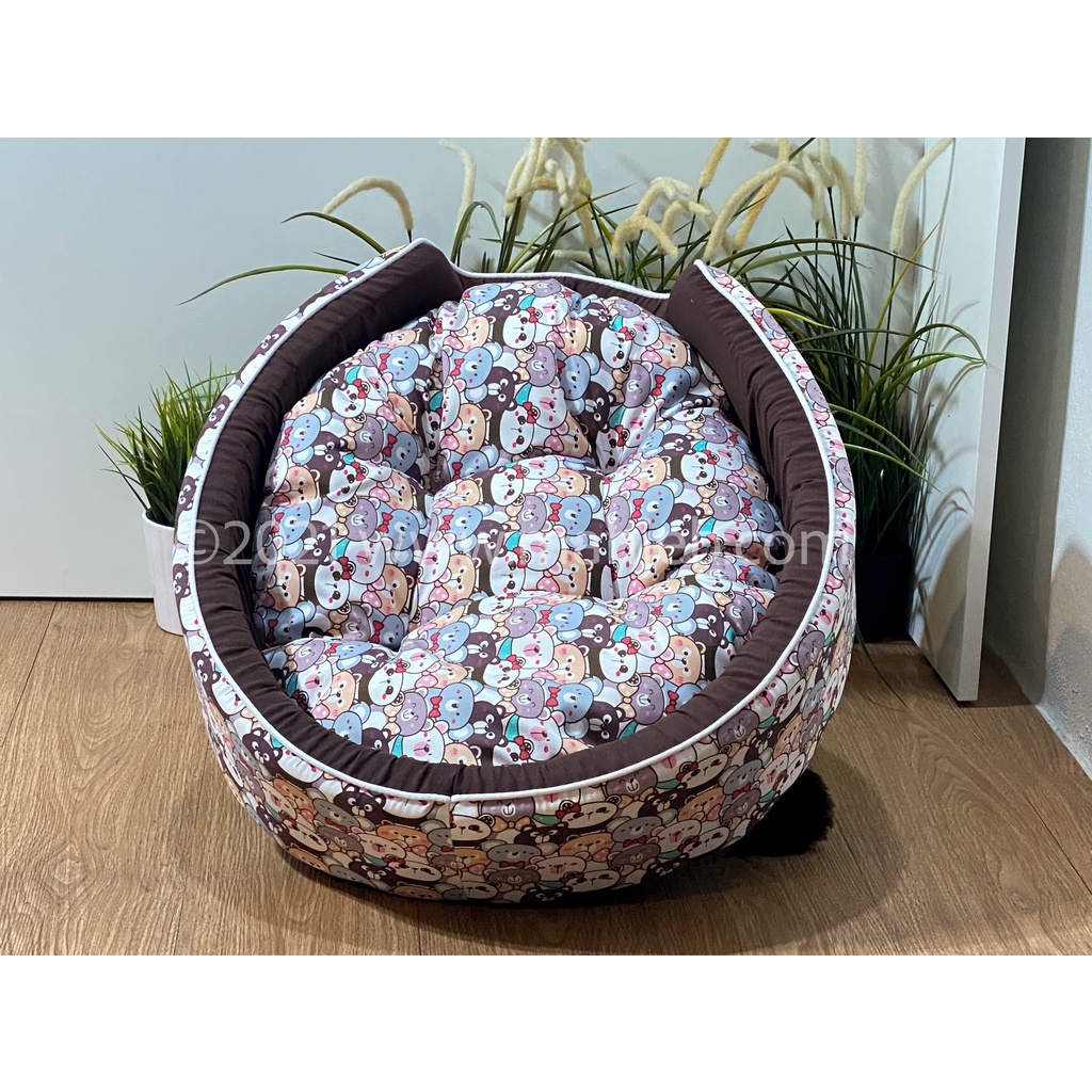 Mahjeb ที่นอนหมาแมว แบบฟองน้ำวงกลม น้ำหนักไม่เกิน 3กก.RB ขนาดเบอร์ #1 ...