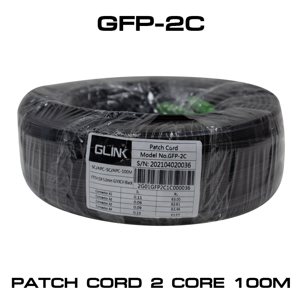 สาย Fiber Patch Cord 2 Core (SC-SC) มี Sling รุ่น GLINK GFP-2C 100m ...