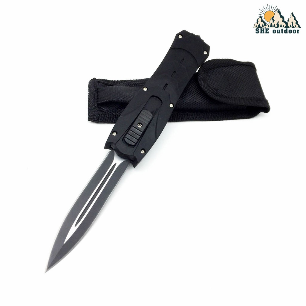 SHE outdoor 0010300067 มีดเดินป่า Knife Stanless Stell มีดสปริง มีดผจญ ...