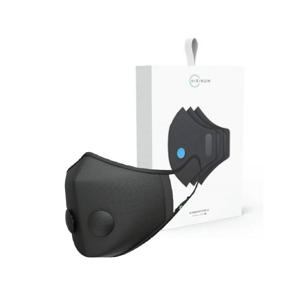 AIRINUM MASK ONYX BLACK + FILTER / 1 Pack x ( 3 Pieces ) | Shopee Thailand
