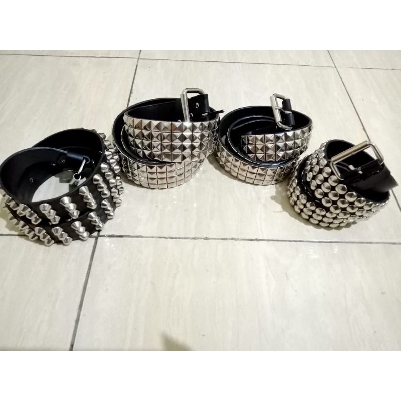 เข็มขัดพังก์ | Punk Rock Buckle / เข็มขัดผู้ชาย | Shopee Thailand