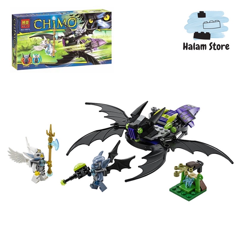 Bela 10073 70128 ของเล่นปริศนา - Lego Chima Model Braptors Battle ...