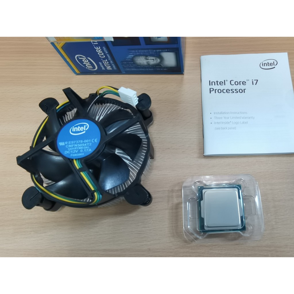 CPU Intel I7 4790K (Gen 4) 4.0GHz Turbo 4.4GHz Cache 8MB (มือสอง ...