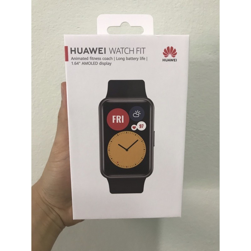 นาฬิกาเพื่อสุขภาพ Huawei Watch Fit Graphite Black | Shopee Thailand