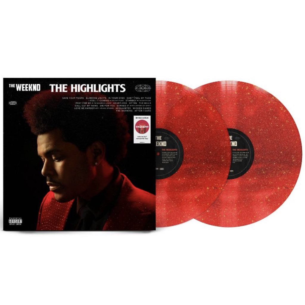 The Weeknd - The Highlights (Red Sparkle Vinyl) | Shopee Thailand