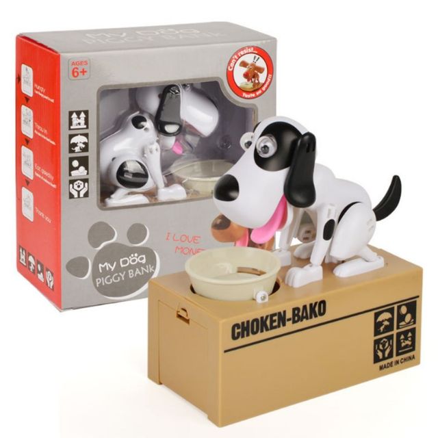 CHOKEN-BAKO หมากินเหรียญ(กระปุกออมสิน ) | Shopee Thailand