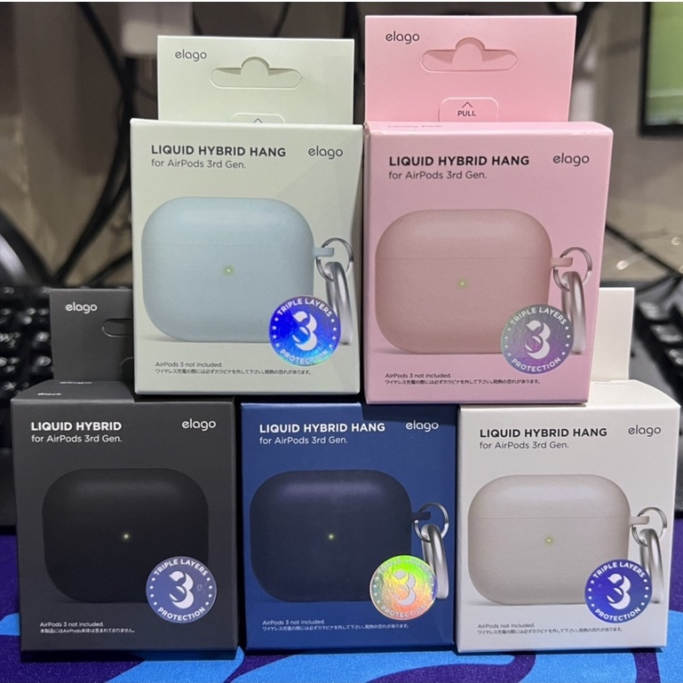 พร้อมส่ง ELAGO Airpods Pro , Airpods3 liquid Hybrid Case | Shopee Thailand