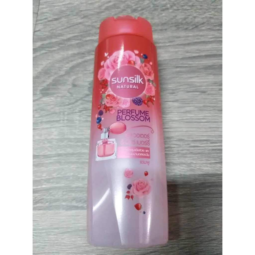 Sunsilk Natural Perfume Blossom Rose Water & Mixed Berry Shampoo 120 ml ...