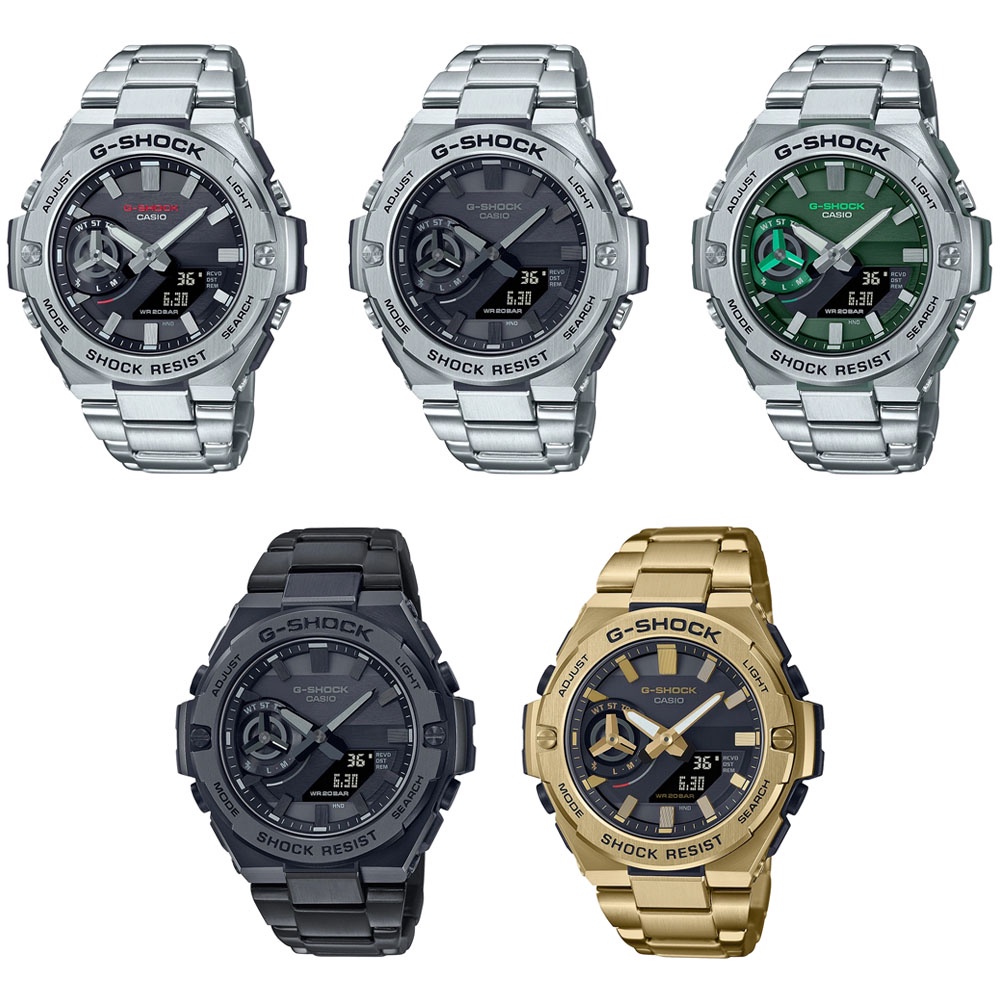 Casio G-Shock นาฬิกาข้อมือผู้ชาย รุ่น GST-B500,GST-B500D-1A,GST-B500D-1A1,GST-B500AD-3A,GST ...