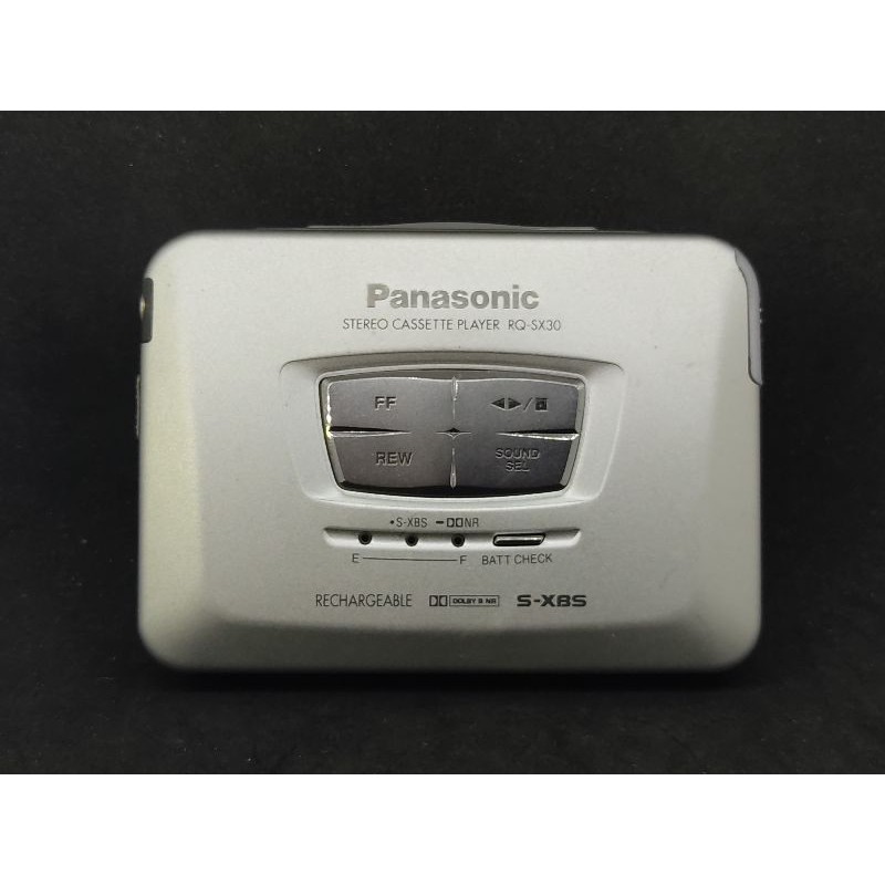 เครื่องเล่นเทป walkman Panasonic RQ SX30 ใข้งานได้ปกติ เปลี่ยนสายพานใหม่ เพิ่มเบสได้ เสียงดี ...