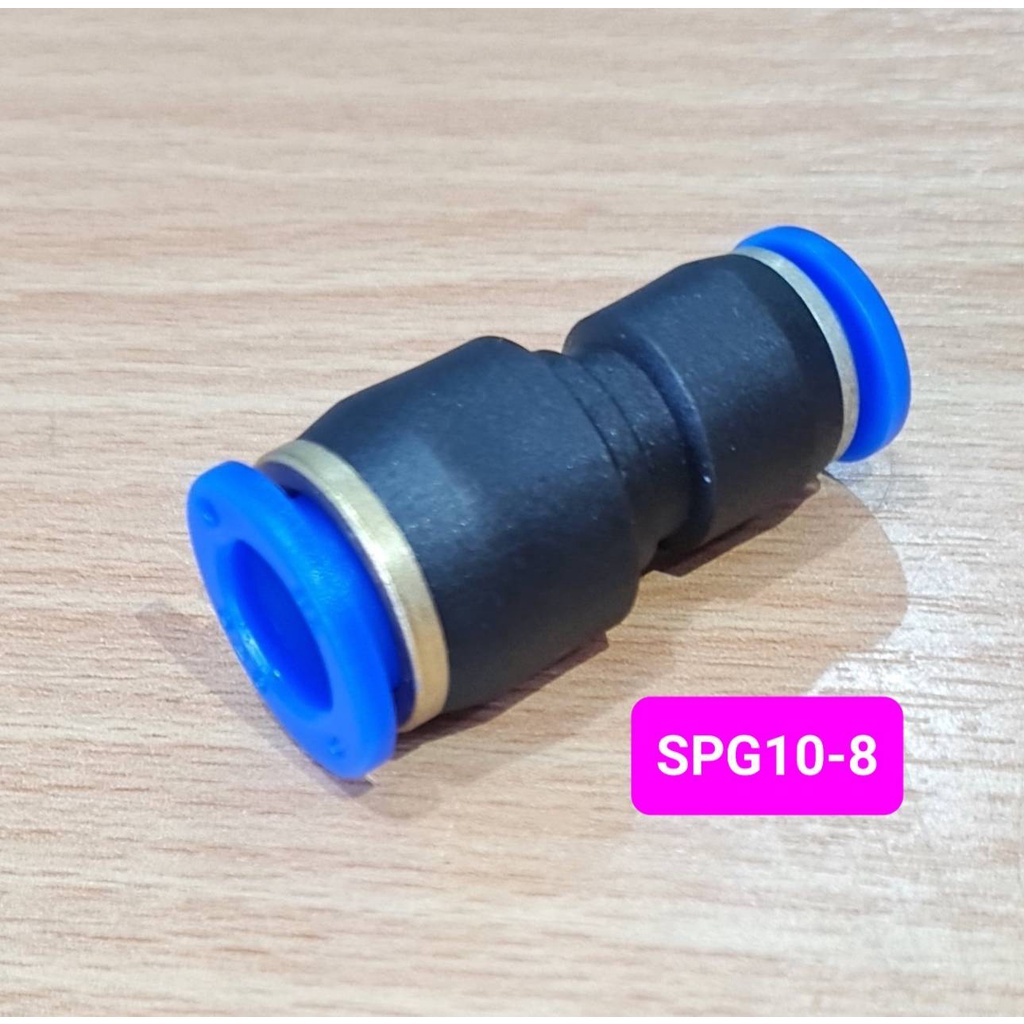 SPG12-10 , SPG10-8 ข้อต่อเสียบสายลม 2 ทางตรง (ลดขนาด) ข้อต่อสายลม Push-in fittings SFC | Shopee ...