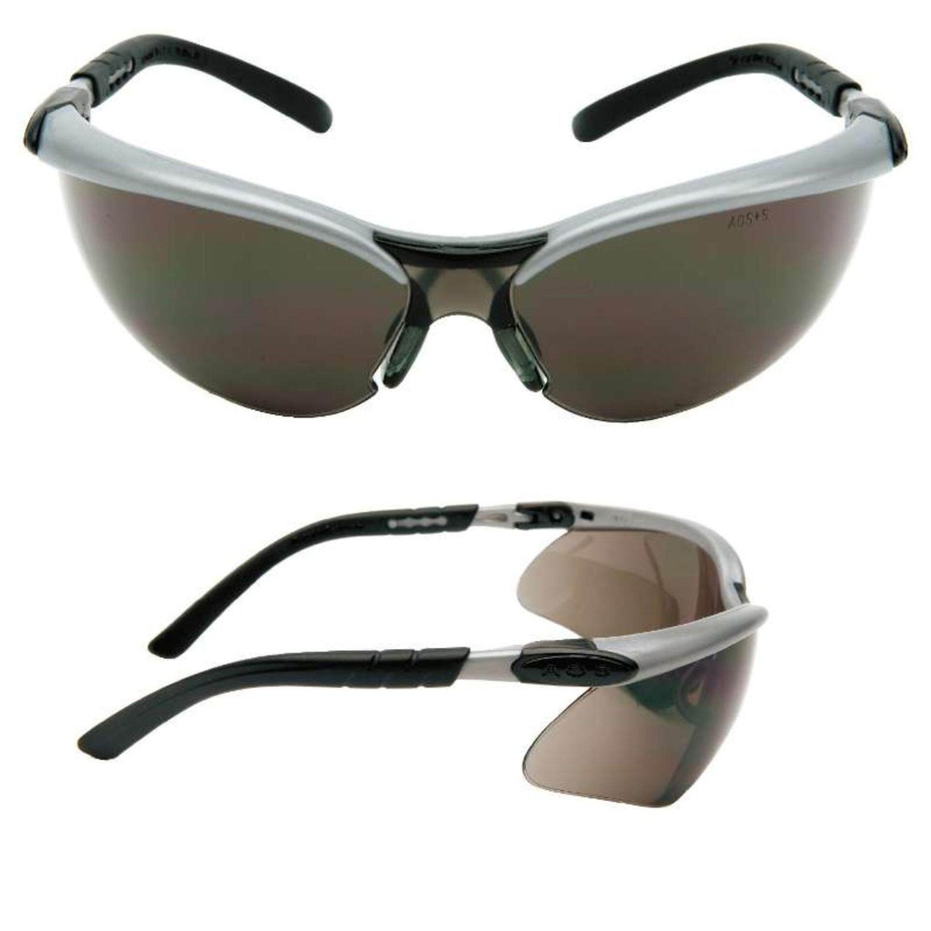 3M 11381 แว่นนิรภัย กรอบสีเทา เลนส์ดำ กันรอย Safety Eyewear BX series ...