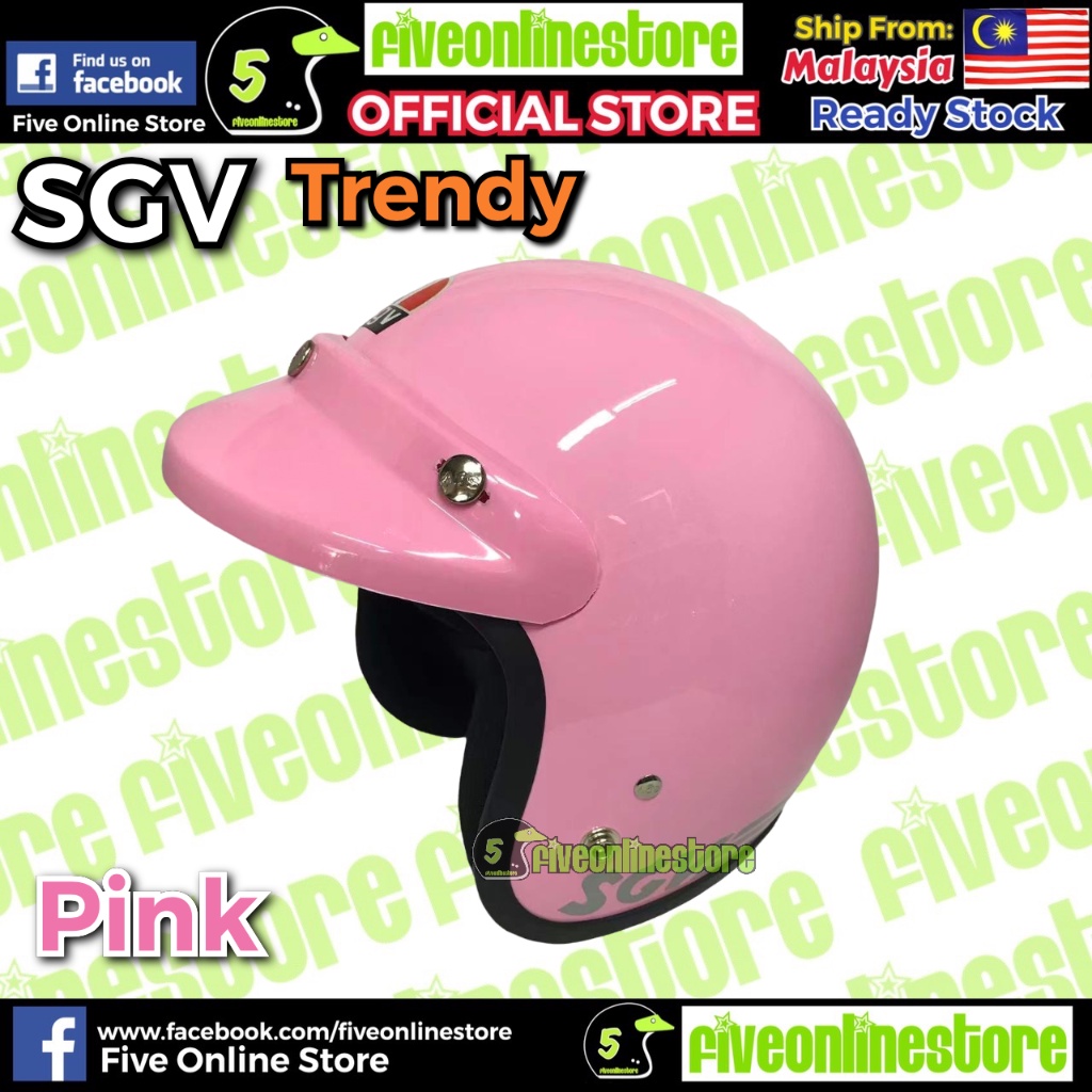 หมวกกันน็อค SGV 99 Size L 60 Regular & Special Edition SGV99 สีเขียว สี ...