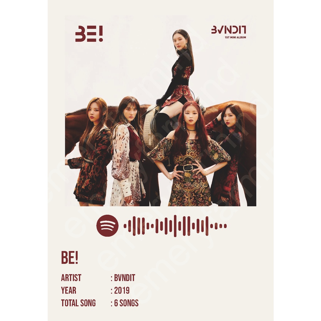 โปสเตอร์ Kpop Spotify A5 - BVNDIT | Shopee Thailand
