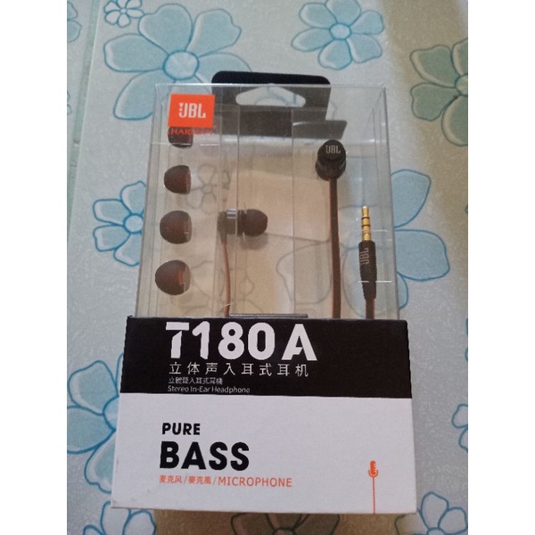 มือ1/หูฟังอินเอียร์ JBL T180A | Shopee Thailand