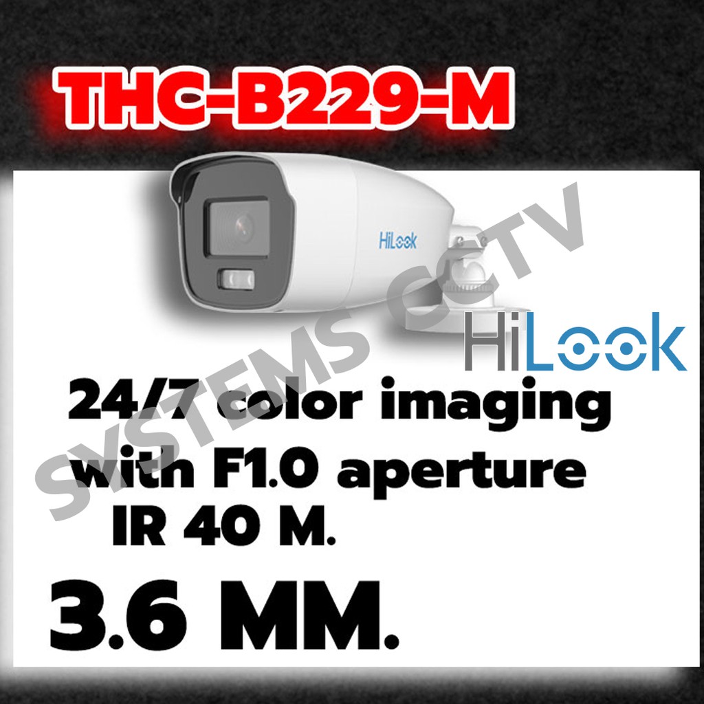 THC-B229-M 2 MP ColorVu Fixed Bullet Camera | Shopee Thailand