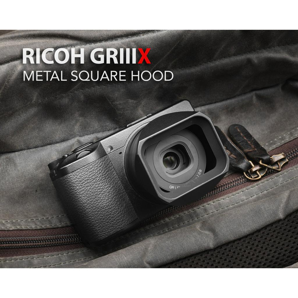 ฮูด Ricoh GRIII GRIIIX JJC LH-GR3 LH-GR3X Metal Square Hood | Shopee ...