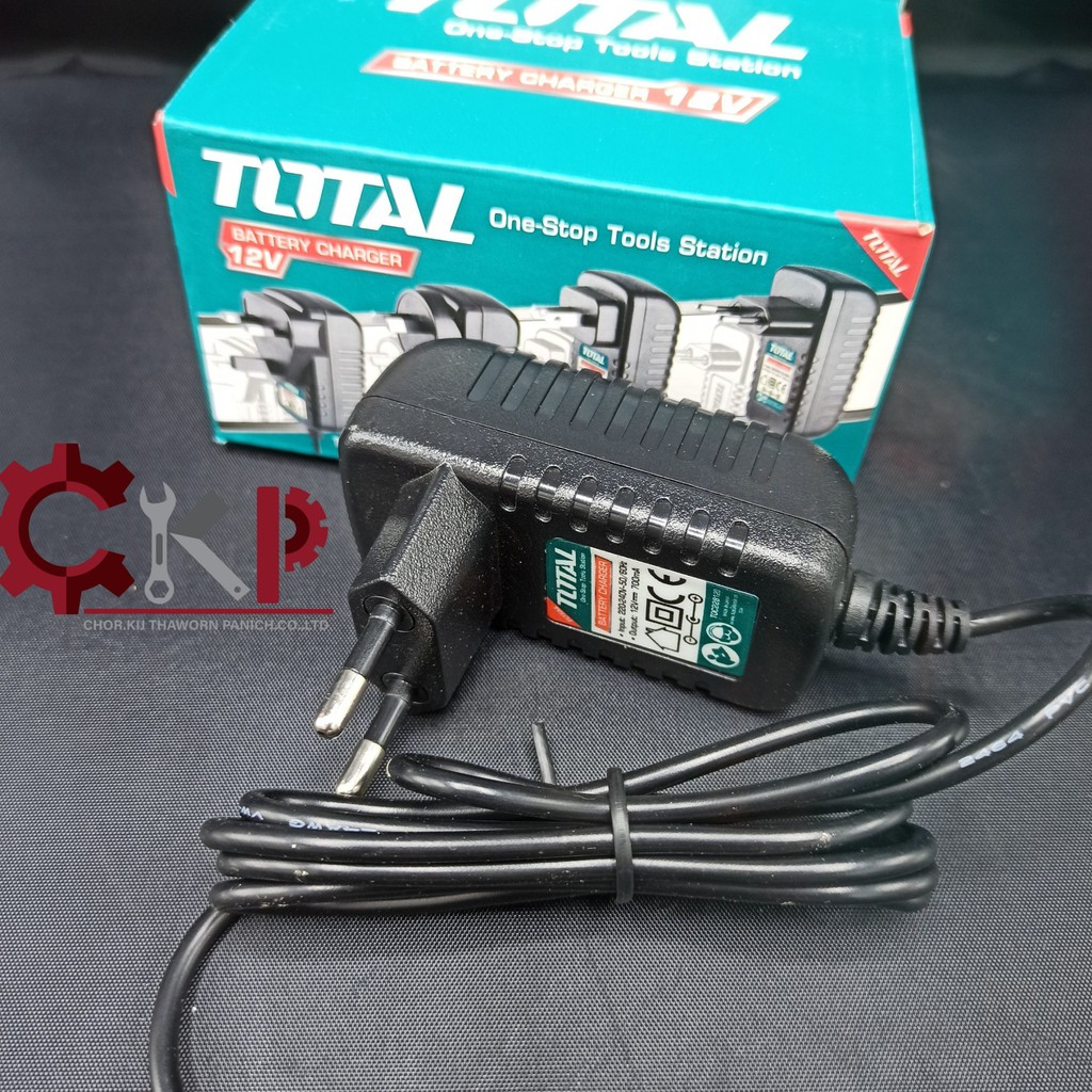 TOTAL ADAPTER ที่ชาร์จแบตเตอรี่ อะแดปเตอร์ชาร์จไฟ 12V ใช้กับสว่านรุ่น ...