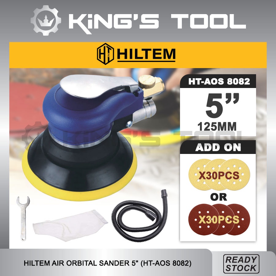 Hiltem AIR ORBITAL SANDER 5 (HT-AOS 8082)/ AIR SANDING MACHINE ...