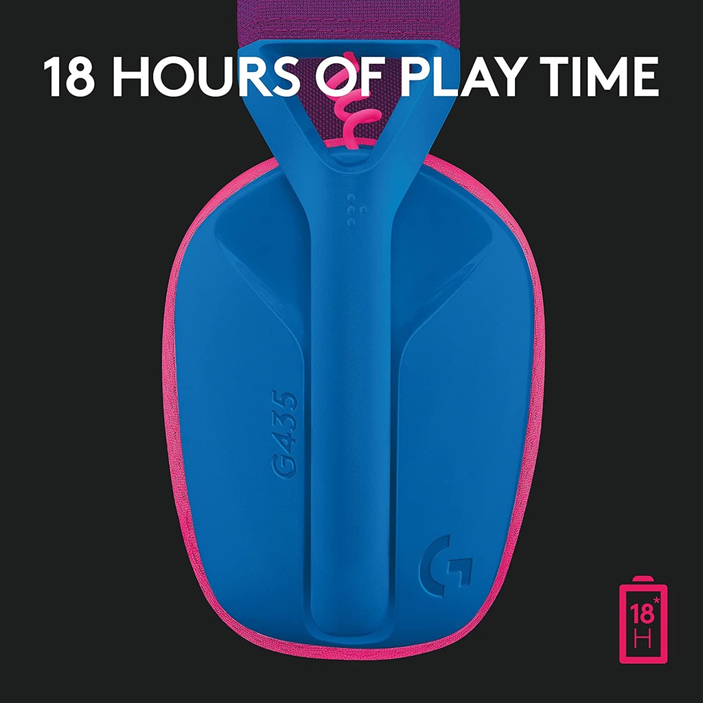 🔥ขายดีมาก🔥⚡️หูฟังเกมมิ่งไร้สาย⚡️ Logitech G435 Ultra-lightspeed ...