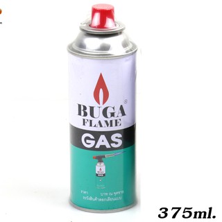แก๊สสำหรับเตาพกพาฝาแดง (ขนาด 375 ml.) BUGA FLAME GAS แก๊สบูก้ากระป๋อง ...
