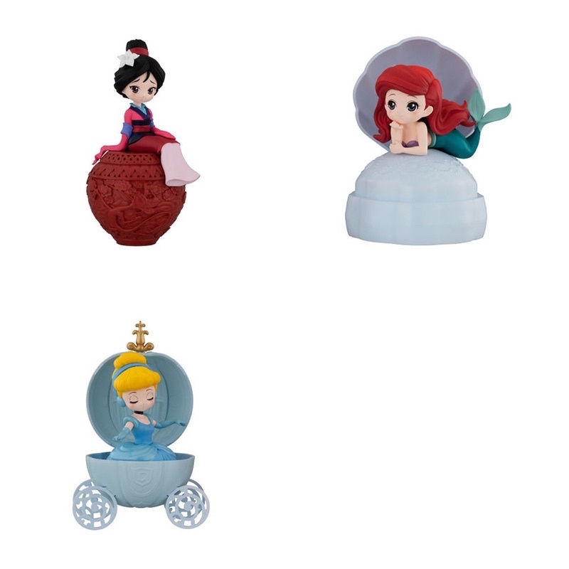 **พร้อมส่ง**กาชาปองเจ้าหญิงดิสนี มู่หลาน เอเรียล ซินเดอเรลล่า Disney ...