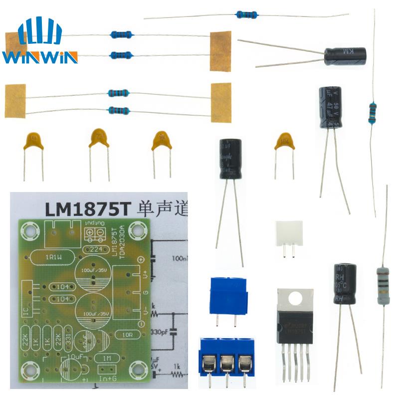 Lm1875t ชุดบอร์ดขยายเสียงลําโพง โมโนบูม 30W PCB DIY LM1875 | Shopee ...