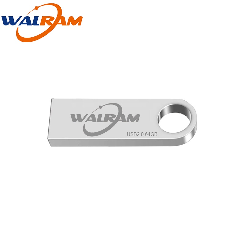 Walram แฟลชไดรฟ์ USB2.0 ความเร็วสูง ทรงกลม ยาว ความจุเยอะ 16gb 32gb ...