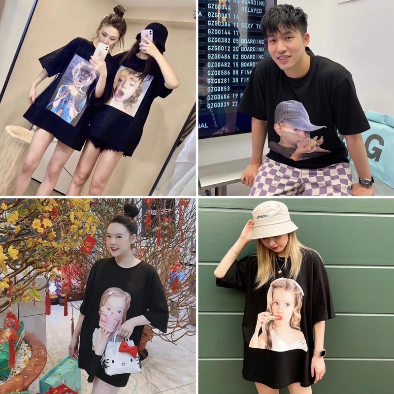 พร้อมส่ง🌟แท้💯% เสื้อยืดหน้าเด็ก ADLV BABY FACE SHORT SLEEVE T-SHIRT ...