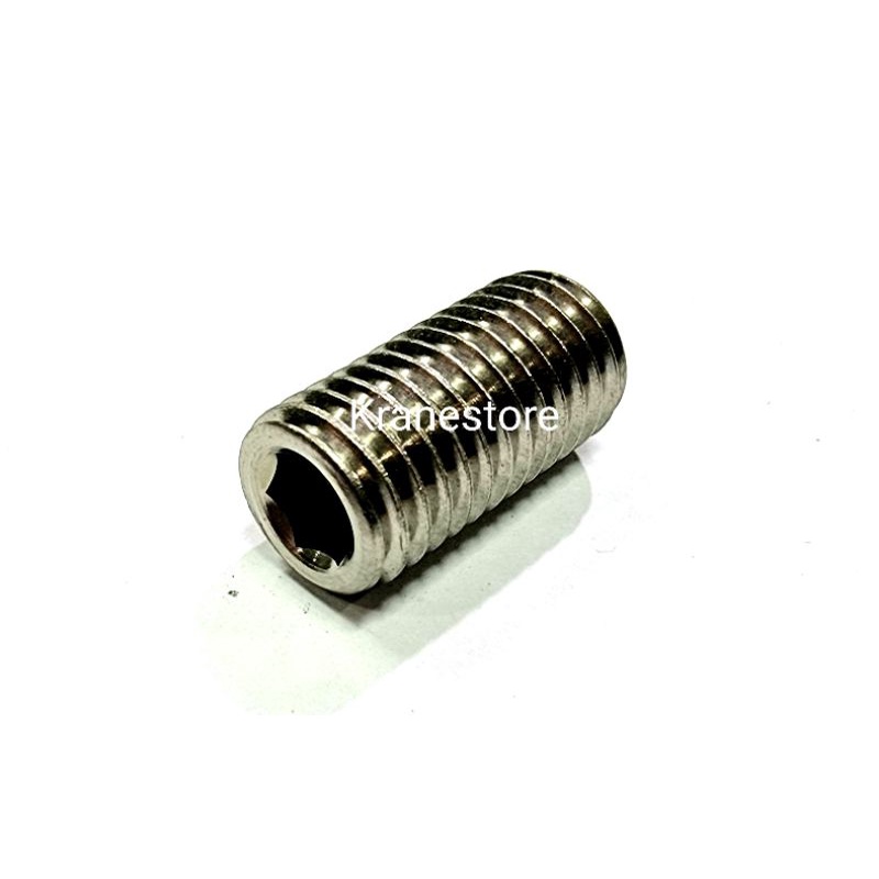 KS สกรูตัวหนอนสแตนเลสsus M6(หัวหกเหลี่ยม) ทุกความยาว | Shopee Thailand