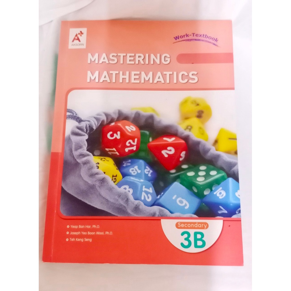 หนังสือเรียน Mastering Mathematics Work-Textbook Secondary 3B | Shopee ...
