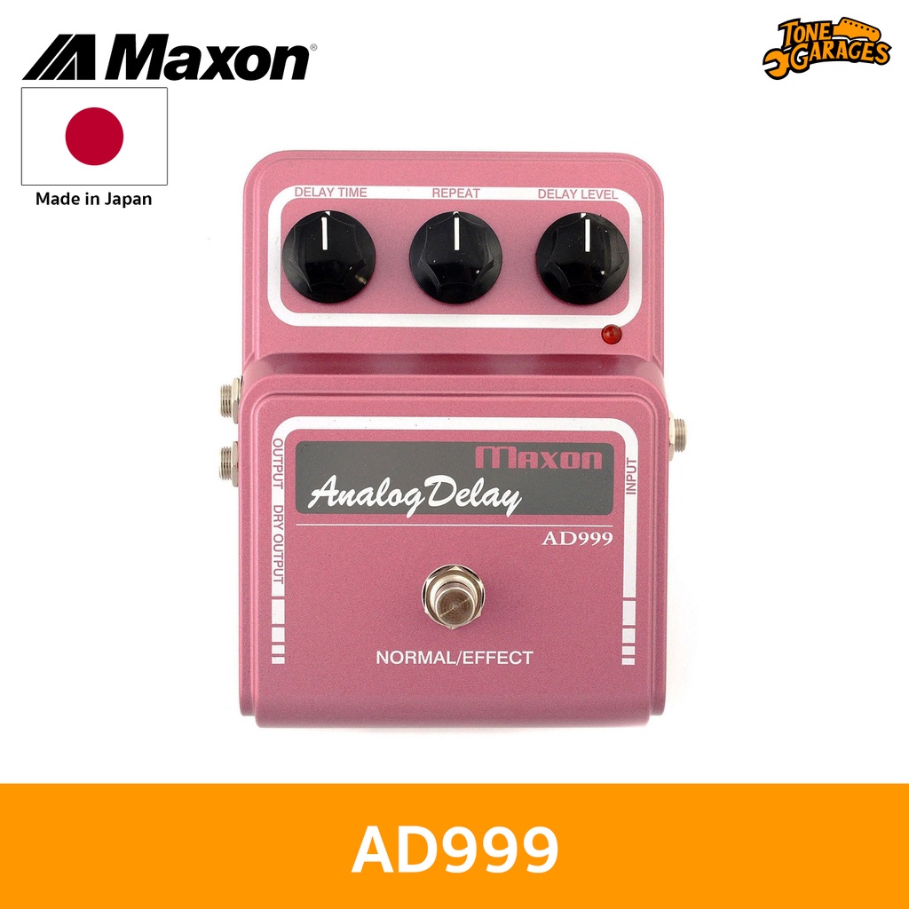 Maxon AD999 Analog Delay Effect เอฟเฟค กีต้าร์ อนาล็อค ดีเลย์ Made in ...