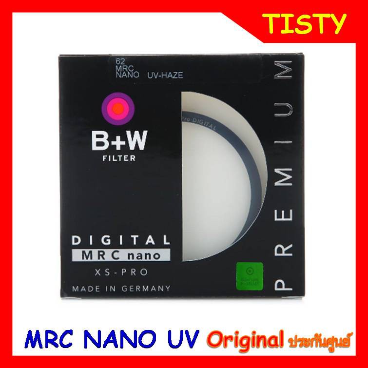 Original B+W NANO UV HAZE XS-PRO MRC Filter (37,39,40.5,43,46,49,52,55,58,62,67,72,77,82 mm ...