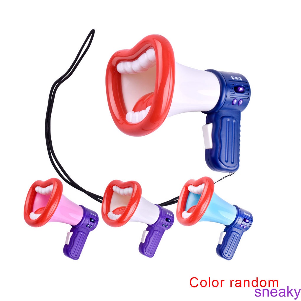 Big Mouth Funny Megaphone Recording Toy Kids Voice Changer Children ...