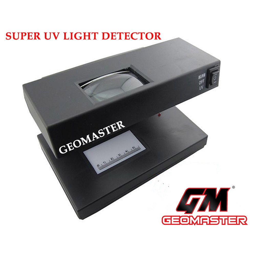 Geomaster เครื่องตรวจจับเงิน AD-818 พร้อมแว่นขยาย (UV, ตรวจจับลายน้ํา ...