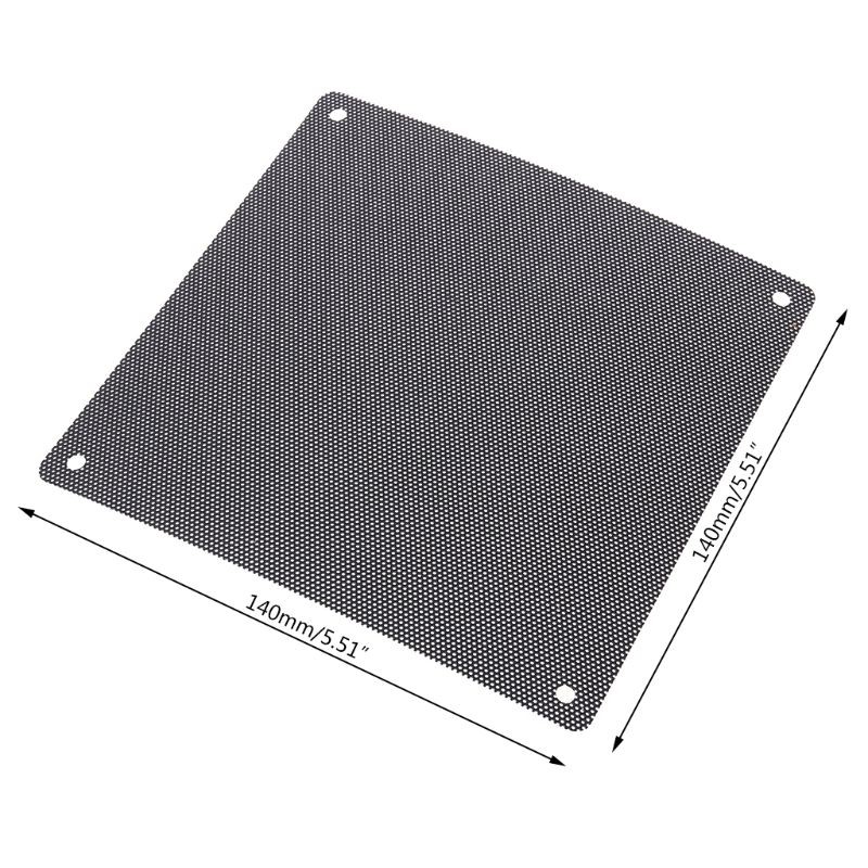 5PCS PC Computer Case Fan Cooler Dust Filter Dustproof Mesh 140mm ...