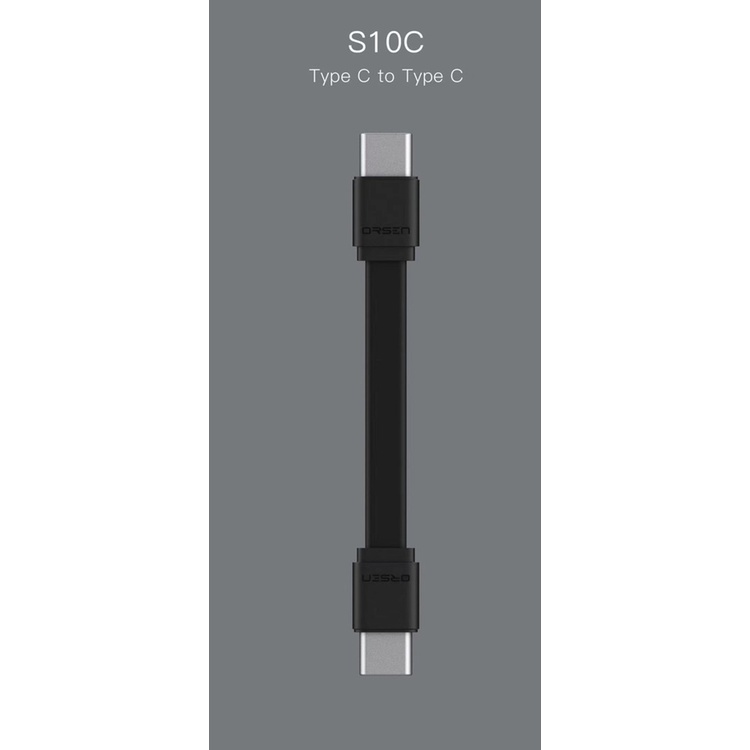 Eloop S10C สายสั้น ชาร์จเร็ว USB Data Cable C to C | Orsen สายชาร์จ Type-C toType-C | Shopee ...
