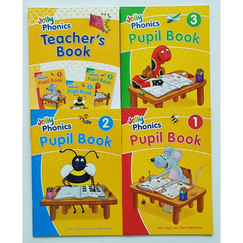 Jolly phonics Teacher's book and pupil book 1-3 set N | Shopee Thailand
