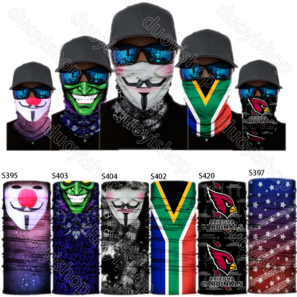 Thicken แฟชั่น Face Mask 3D พิมพ์ Buff Bandana Skull/Joker/Camouflage ...
