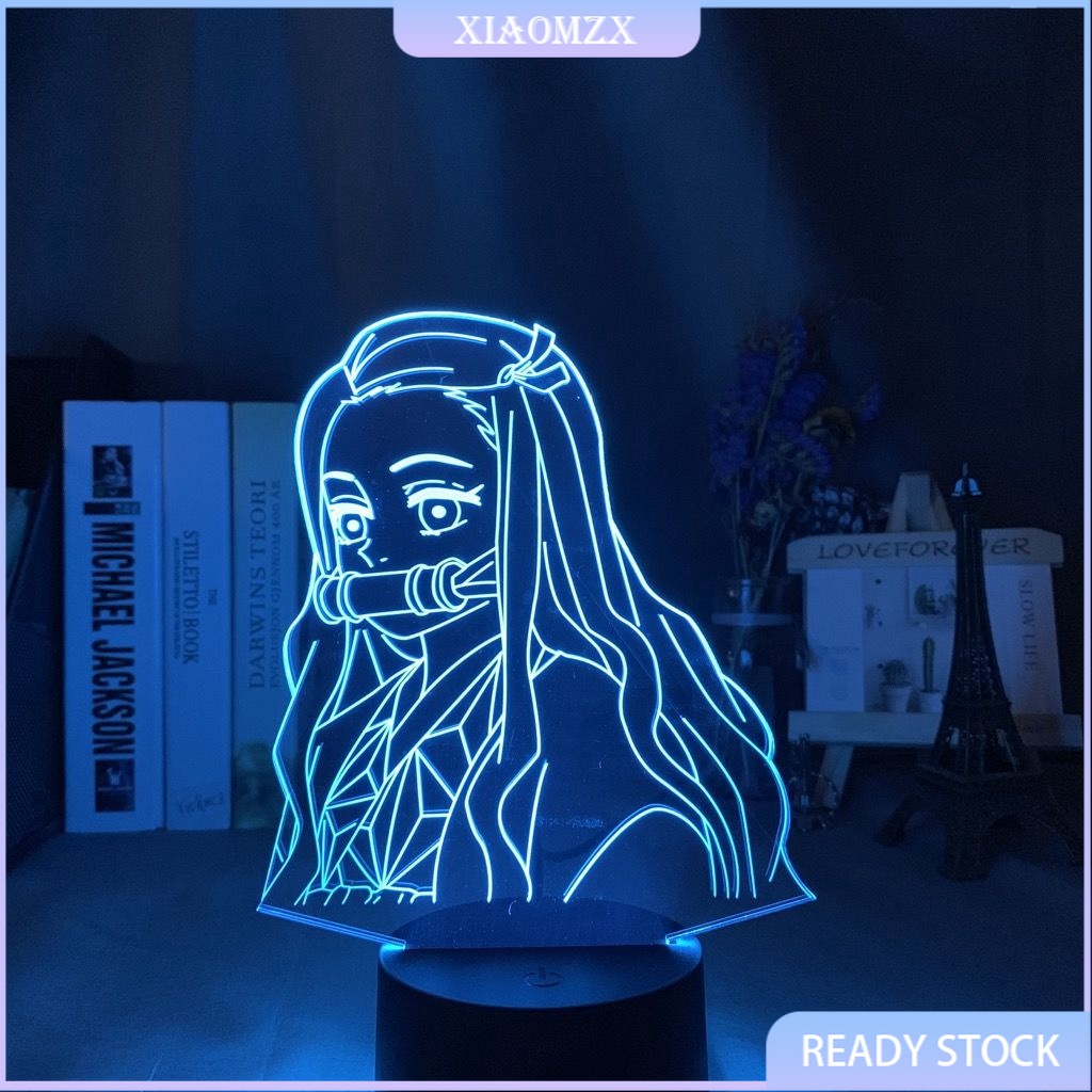 Kimetsu No Yaiba Nezuko Kamado โคมไฟ Led 3 D สําหรับตกแต่งห้องนอนเด็ก ...