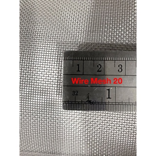 (20 Mesh - 950 Micron) แผ่นกรองสแตนเลส 304 ตะแกรงกรอง Stainless Wire ...
