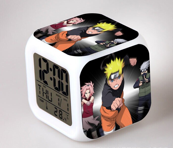 Anime Naruto Alarm Clock Uchiha Itachi Uchiha Sasuke Sharingan Uzumaki ...