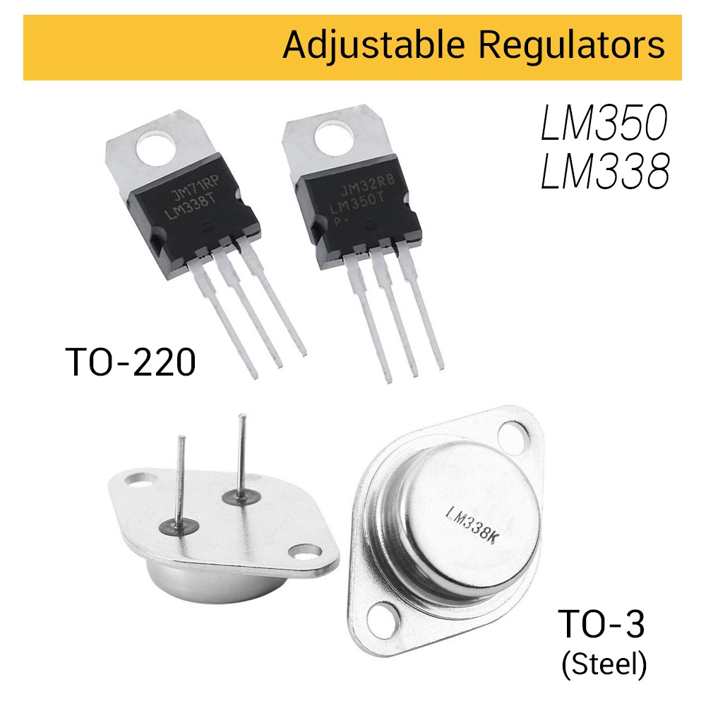 IC LM350 (3A) LM338 (5A) Adjustable 1.2V-32V Output 3-terminal linear ...