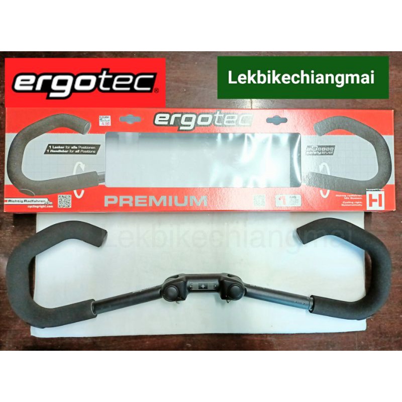 ERGOTEC แฮนด์ปีกผีเสื้อ ปรับระดับได้ 31.8mm AHS-Premium/Comfort H002-OS ...