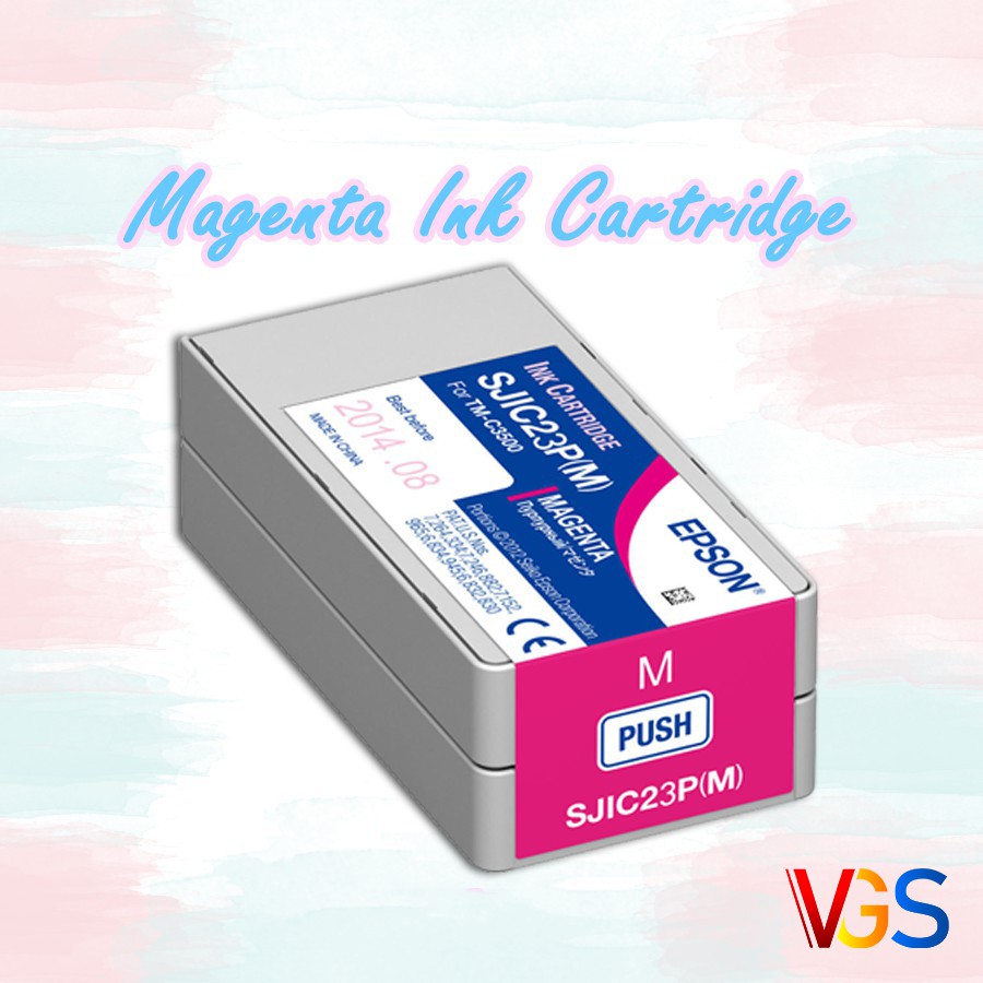 Magenta Ink Cartridge ตลับหมึก EPSON TM-C3510 สีม่วง (Ink Cartridges-M ...
