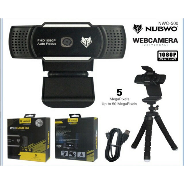 NUBWO NWC-500 Webcam FullHD กล้องคอมพิวเตอร์ | Shopee Thailand